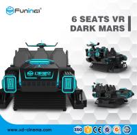 China 3.8KW 220V 9D VR Simulator Roller Coaster 6 Seats VR Dark Mars for sale