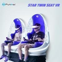 China 2 Players 9D VR Simulator 360 Degree Wind Blowing , Leg Sweep For 4+ Years Old for sale