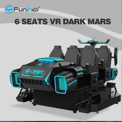 China Stable 9D VR Cinema Driving Car Game Machine 9D 6 Players Amusement Park Rides for sale