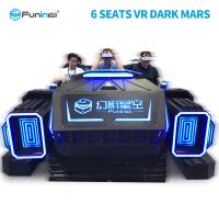 China 6 Seats 9D VR Cinema Simulator Virtual Reality Machine For Family 3.8KW for sale