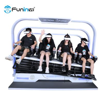 China 4 Seats Electric System 9D VR Chair Amusement Park Rides for sale