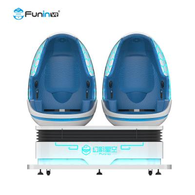 China Indoor Playground Crazy VR Egg Simulator 2 Seats Arcade VR Game Machine for sale