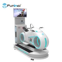 China Rated load 100kg 220V VR Motorcycle Motion Simulator With LED Lights for sale