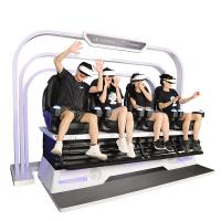 China Load bearing Amazing Product VR Machine 9D 4 seats Cinema Game Project for sale