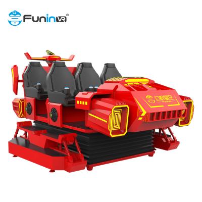 China 9d vr simulator game machine 6 Seats Racing 9d VR  dark mars simulator for sale