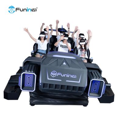 China 6 seat 9d vr cinema chair simulator 9d virtual reality for sale for sale