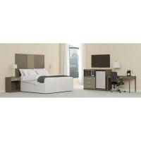 China Customized Modern Hotel Room Furniture Sets 5 Star Wood Panel Bedroom Furniture for Apartment Durable and Stylish for sale