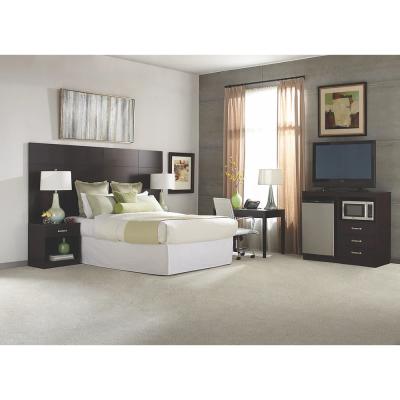 China Earth Collection Hotel Wooden Bedroom Furniture Modern Hotel Suit Furniture Set Custom Furniture for sale