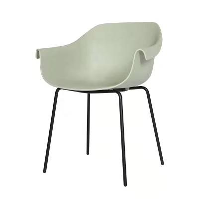 China Nordic Modern Simple Hotel Dining Chairs Steel Frame Hotel Room PP Chair for sale