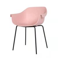 China Nordic Modern Simple Hotel Dining Chairs Steel Frame Hotel Room PP Chair for sale