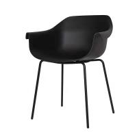 China Nordic Modern Simple Hotel Dining Chairs Steel Frame Hotel Room PP Chair for sale