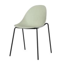 China Motel 6 Hotel Dining Chair Simple Style Hotel Breakfast Chair Steel Frame Hotel PP Chair for sale