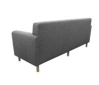 China Modern 2 Seater Fabric Sofa, Commercial Grade Hotel Lobby Sofa for Public Area, Hospitality Furniture for sale