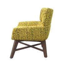 China Commercial Hotel Lounge Chair Hampton Inn PA106 Kinetic Pattern Public Area Seating Hotel Lobby Lounge Chair for sale
