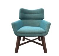 China Hampton Inn Approved PA106 Lounge Chair Kinetic Pattern Commercial Hotel Furniture for sale