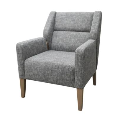China Homewood Daybreak High Back Lounge Armchair COM/COL Customizable Fabric Hospitality Seating for Luxury Hotel Guestroom and Suite for sale