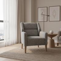 China Homewood Daybreak High Back Lounge Armchair COM/COL Customizable Fabric Hospitality Seating for Luxury Hotel Guestroom and Suite for sale