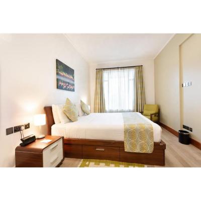 China Executive Reidency by BW New Design Boutique Wooden Single Bed Hotel Furniture Metal Bed Luxury Hotel Furniture Set for sale