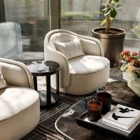 China Modern Luxury Villa Living Room Furniture Set Custom Design High-End Eco-Friendly Leather Sofa Coffee Table Residential Interior for sale