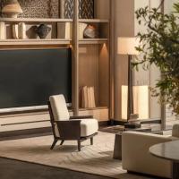 China Songdesign Luxury Modern Eco-Friendly Sofa Ottoman Console Table Set 5-Star Hotel High-Class Residential Home Furniture Living for sale