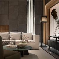 China American Luxury Villa Living Room Furniture Set Modern Design Wood Headboard Sofa Throne Chairs High End Home Decoration for sale