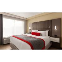 China Ramada Inn Wholesale Custom Modern Hotel Bedroom Furniture MDF Wood Apartments Villas Standard Suite Hotel Furniture Supplier for sale