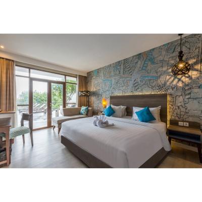 China Wyndham Garden Wholesale Hotel Furniture Guest Room Wardrobe Bed Base Headboard Chairs Sofa Liquidation Hotel Bedroom Furniture for sale