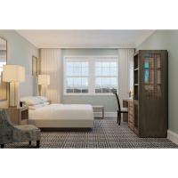 China New Design DOLCE Boutique Wooden Hotel Single Bed Hotel Furniture king Size Metal Bed Frame Luxury Hotel Furniture Set for sale