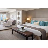 China Curio Collection by Hilton 3-4 Star Custom Melamine Hotel Furniture Designs Durable Condo Tv Wall Panel Hotel Bathroom Furniture for sale