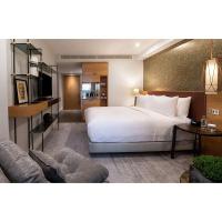 China Curio Collection by Hilton 3-4 Star Custom Melamine Hotel Furniture Designs Durable Condo Tv Wall Panel Hotel Bathroom Furniture for sale