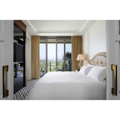 China Factory Sale Signia by Hilton Boutique Wood Hotel Furniture King Size Bed Frame Luxury Hotel Furniture for sale