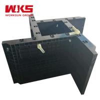 China Impact Resistant Modular Plastic Formwork Black / White Column And Beam Formwork for sale
