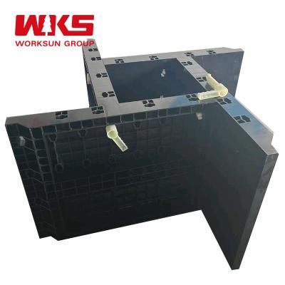 China Impact Resistant Modular Plastic Formwork Black / White Column And Beam Formwork for sale