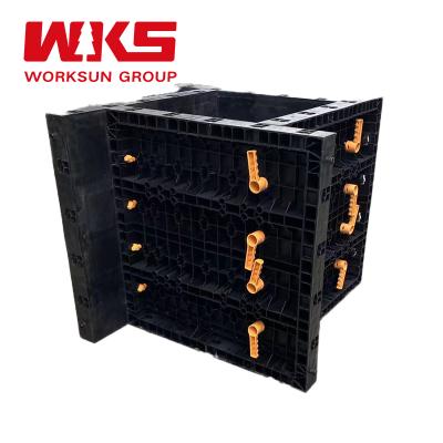 China Lightweight Modular Plastic Formwork for Concrete Wall and Column Construction for sale