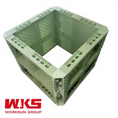 China Waterproof Modular Plastic Formwork Cyan Construction Formwork System Customized for sale