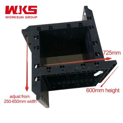 China ABS Modular Plastic Formwork Fireproof Modular Column Formwork Reusable for sale