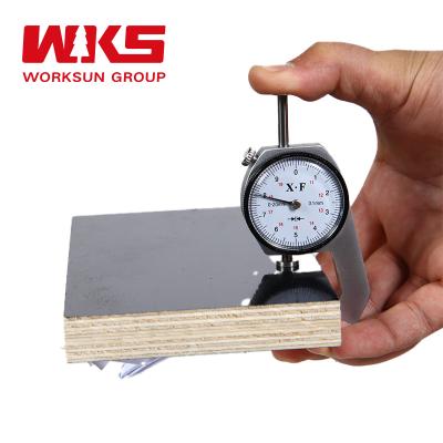 China Black Film Faced Plywood 12mm 18mm Film Face Shuttering Plywood Waterproof For Construction Formwork for sale