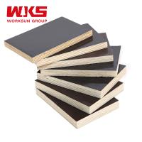China Customized Film Faced Shuttering Plywood Reusable 18mm BWR Plywood For Concrete Molding for sale