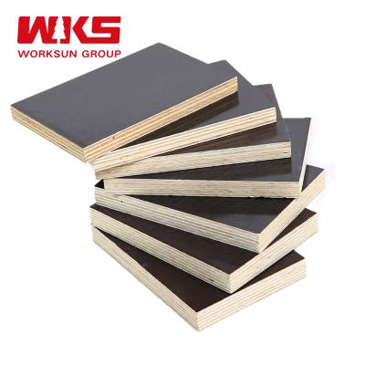 China Customized Film Faced Shuttering Plywood Reusable 18mm BWR Plywood For Concrete Molding for sale