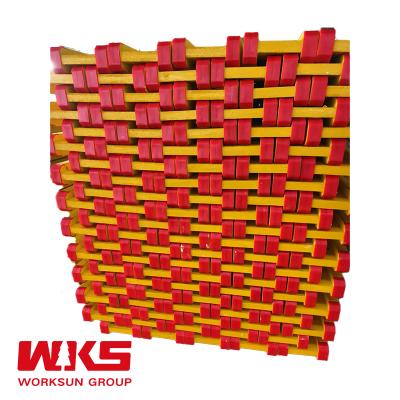 China Lightweight H20 Timber Beam Customized H20 Formwork Beam Yellow For Wall Formwork as Strongback and Wales for sale