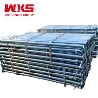 China Adjustable Steel Prop Height Adjustable Shoring for Concrete Formwork for sale