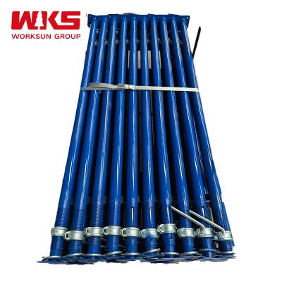 China Precise Adjustable Steel Shoring Props Customized Adjustable Scaffolding Prop Blue for sale