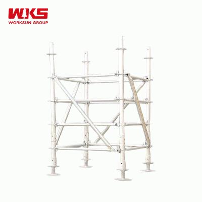 China 1.8KG - 18.75KG Ring Lock System Scaffolding Q235 Heavy Duty Scaffolding With 60mm Diameter Tube for sale