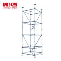 China Customized Ringlock Scaffolding System Galvanized Coating High Load Scaffolding For Stadium for sale