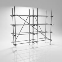 China Robust Cuplock Scaffolding System Durable High Rise Building Scaffolding 48.3mm OD Tube for sale