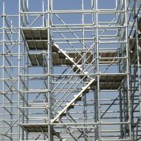 China Modern Ring Lock Scaffold Heavy Duty Modular System Scaffolding Silver For Bridge Maintenance for sale