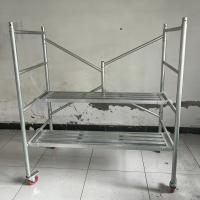 China Rigid Frame Scaffolding System Q235 Mobile Scaffolding Systems Stable With Casters for sale