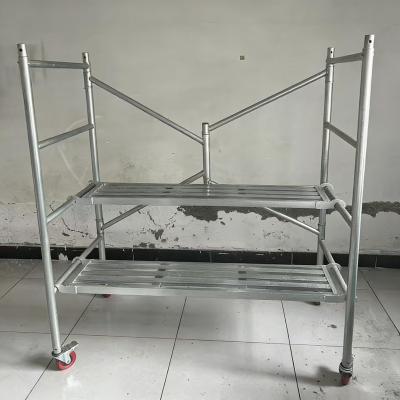 China Rigid Frame Scaffolding System Q235 Mobile Scaffolding Systems Stable With Casters for sale