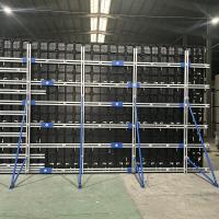 China Lightweight 14kg/sqm ABS Plastic Formwork Panel with Max Load 60KN/sqm and Reusable up to 100+ Times for Concrete Construction for sale
