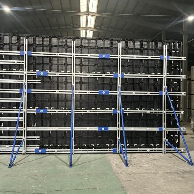 China Lightweight 14kg/sqm ABS Plastic Formwork Panel with Max Load 60KN/sqm and Reusable up to 100+ Times for Concrete Construction for sale